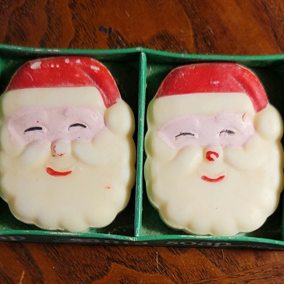 Vintage | Holiday | Vintage Santa Soap 4 Pack Original Tray | Poshmark